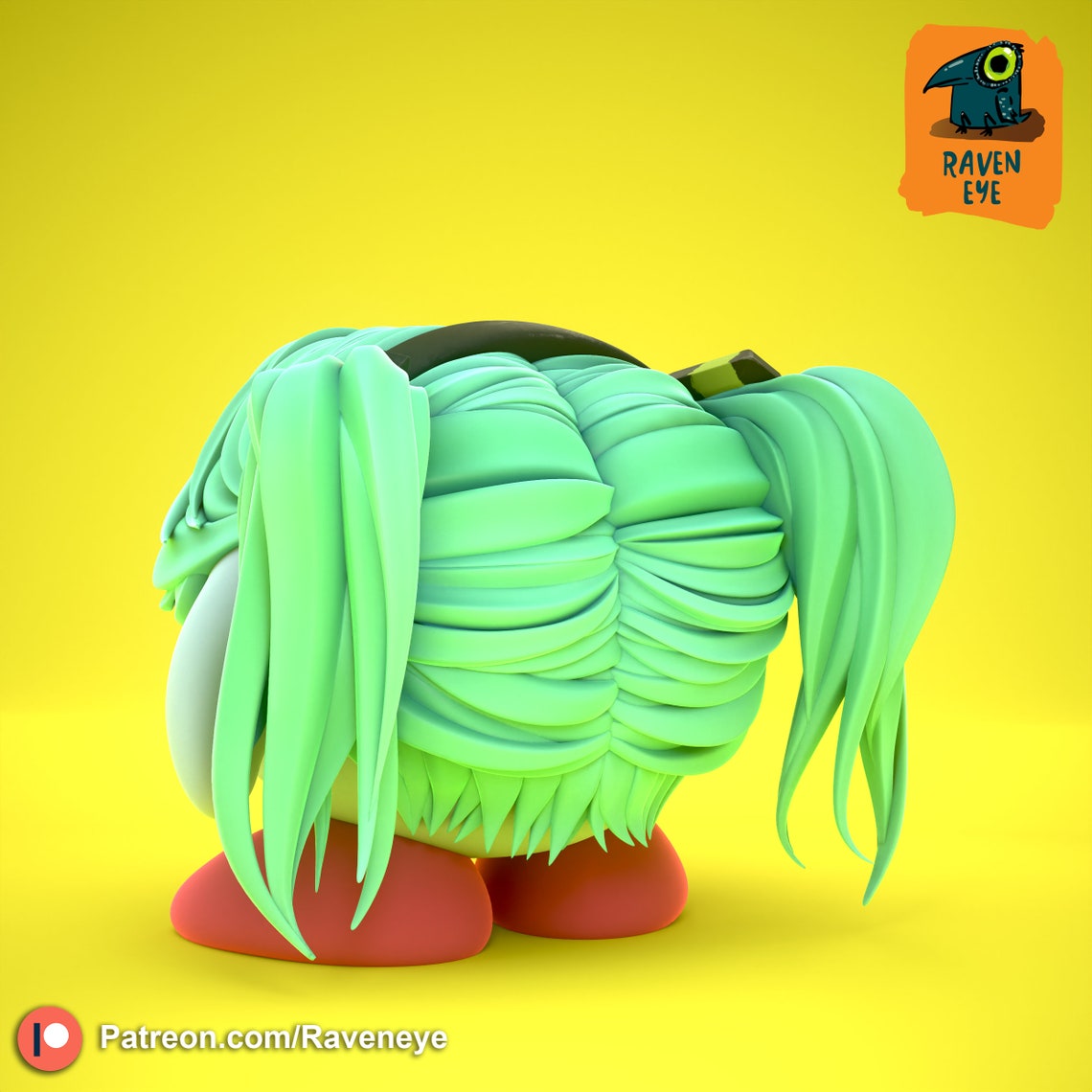 Rebecca Cyberpunk Kirby Figure STL File for 3d Printing - Etsy