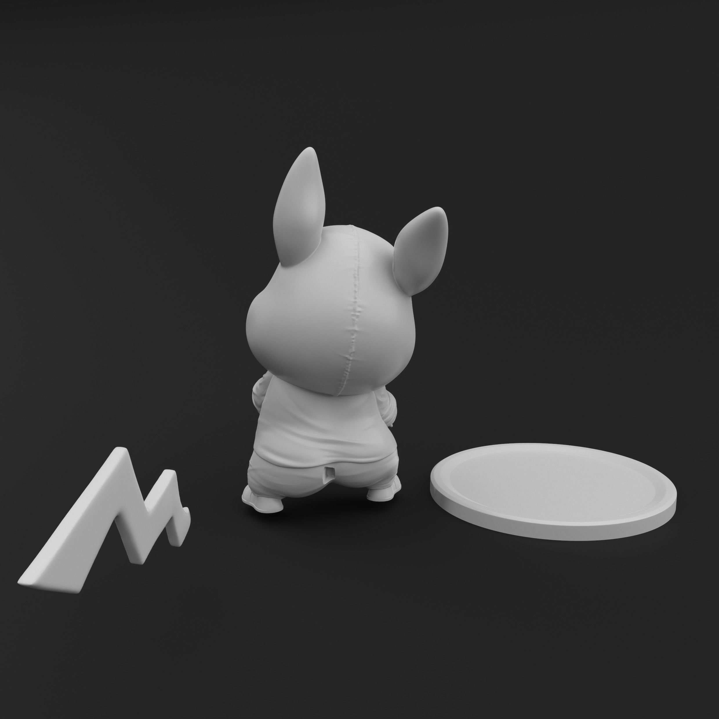 Pikachu Moon Knight Figure STL File for 3d Printing - Etsy