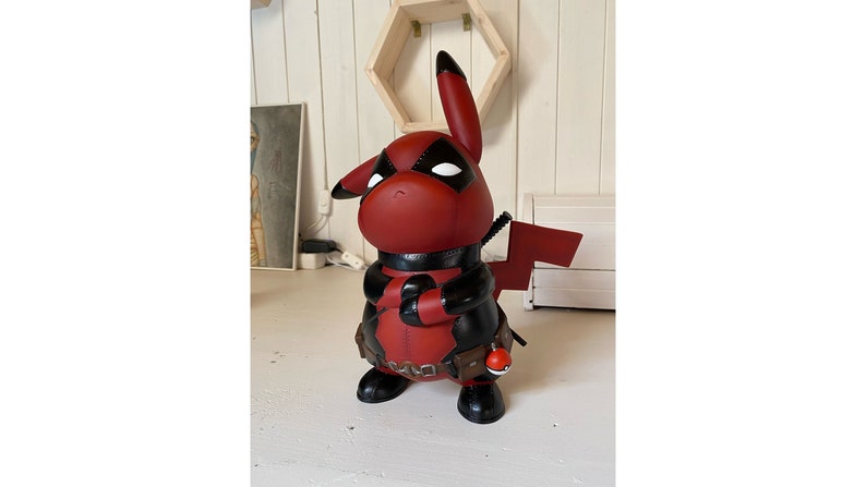 Pikachu Deadpool Figure STL File for 3d Printing - Etsy