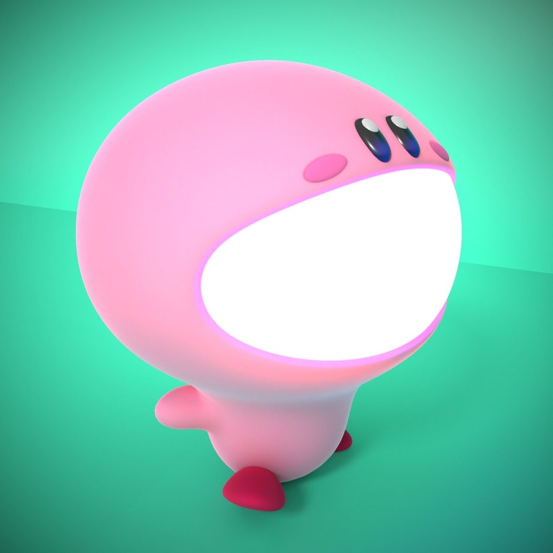 Kirby Light Bulb Figure STL File for 3d Printing - Etsy