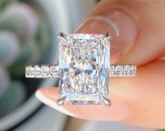 Radiant Lab Created Ring - Etsy