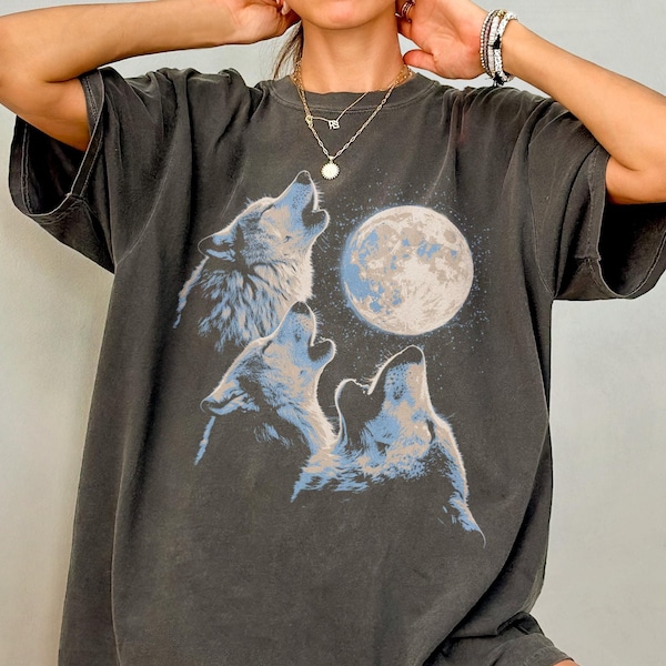 Vintage Wolf Shirt - Etsy