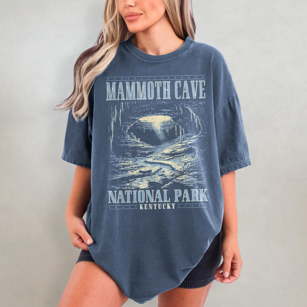 Mammoth Cave Shirt, Vintage National Park Comfort Colors T-shirt, Retro ...