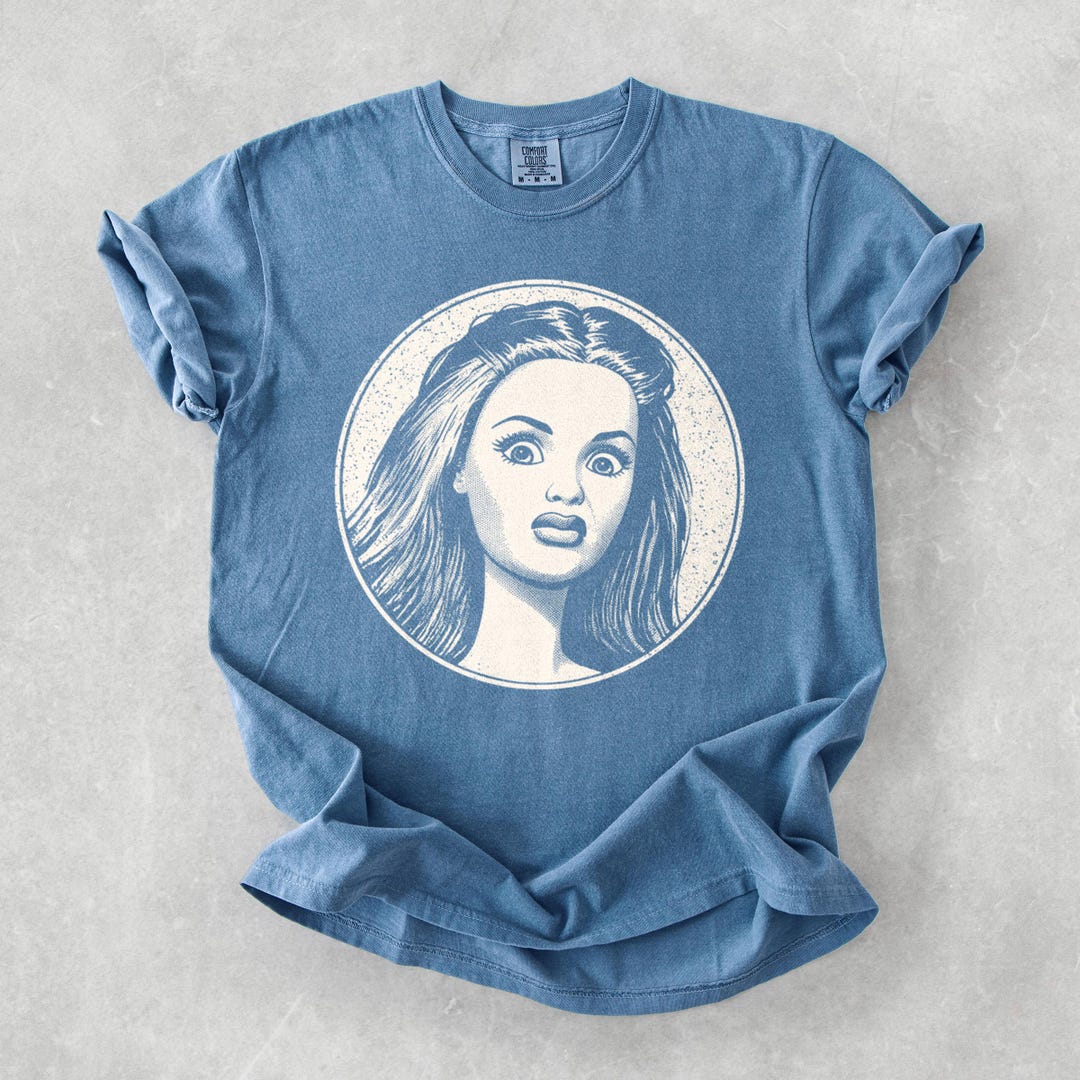 Disgusted Doll Face Shirt, Meme Comfort Colors T-shirt, Funny Meme ...