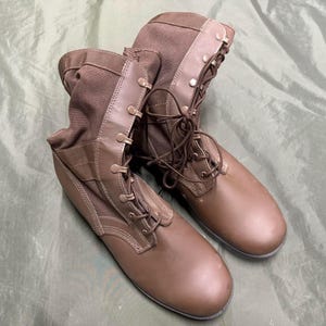 NEW British Army WELLCO Peruana Jungle Boots Brown Size UK12M - Etsy ...