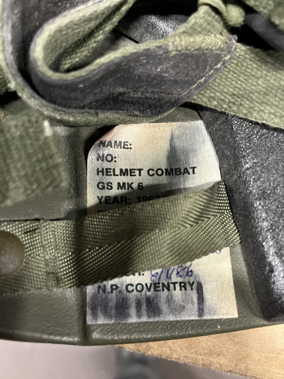 Original British Army MK6 Helmet Medium - Etsy