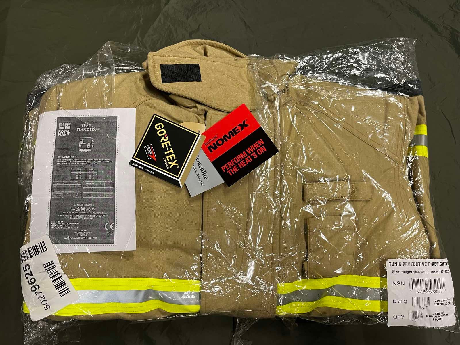 Royal Navy Firefighter Protective Tunic FLAME PRO - Etsy