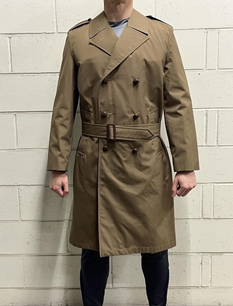Dutch Army Officer Trench Coat - Etsy