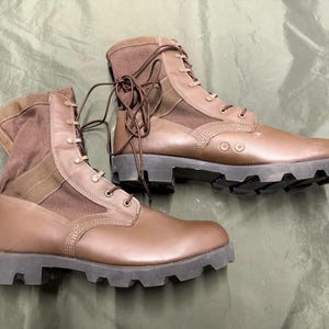 NEW British Army WELLCO Peruana Jungle Boots Brown Size UK12M - Etsy ...
