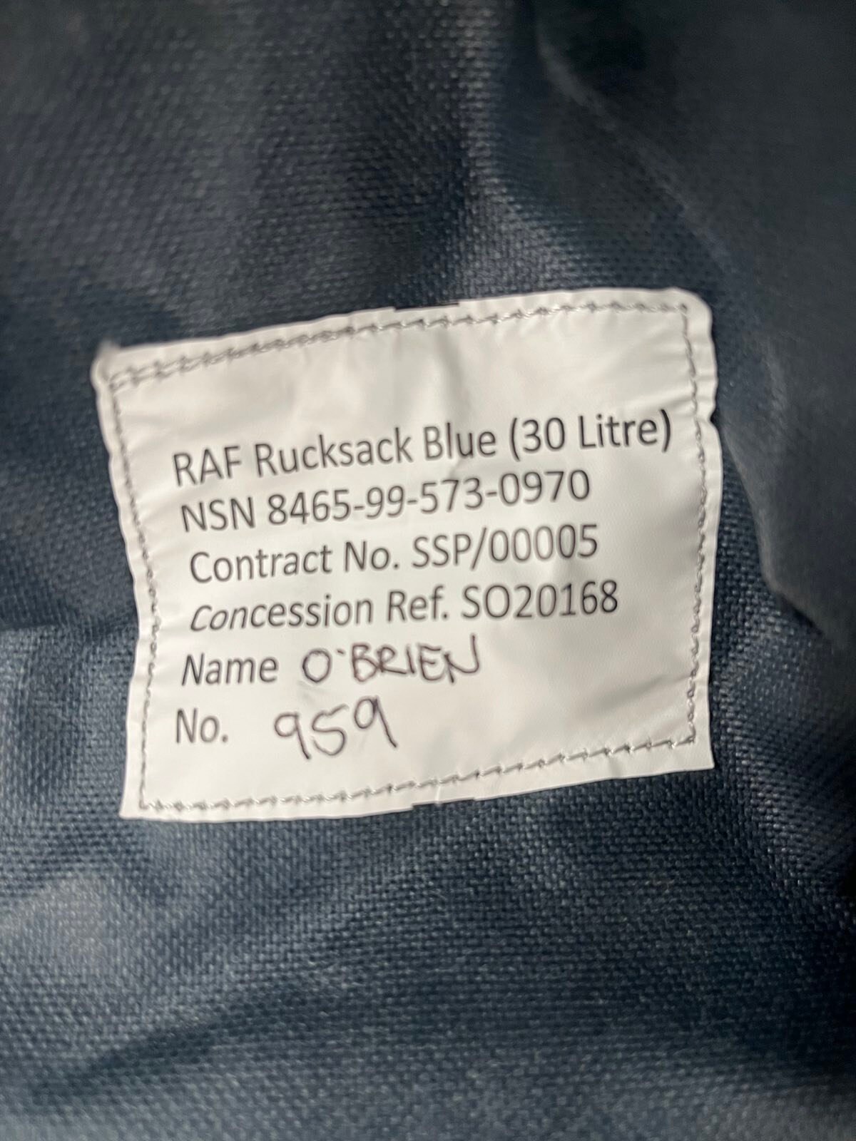 British RAF Issue 30 Litre Day Pack Patrol Rucksack - Etsy