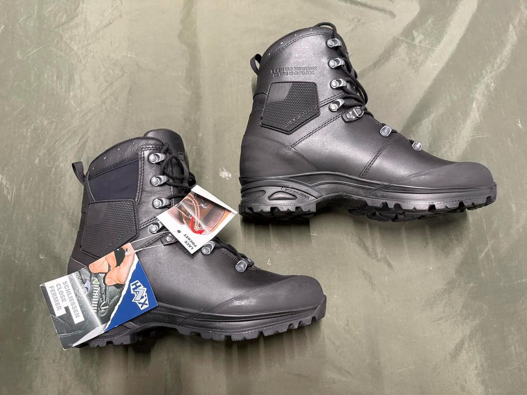 NEW HAIX Dutch Army Combat Boots Black 260M UK7/US8/EU41 - Etsy