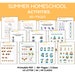 Summer Homeschool Activities Printable Educational Printable Preschool ...