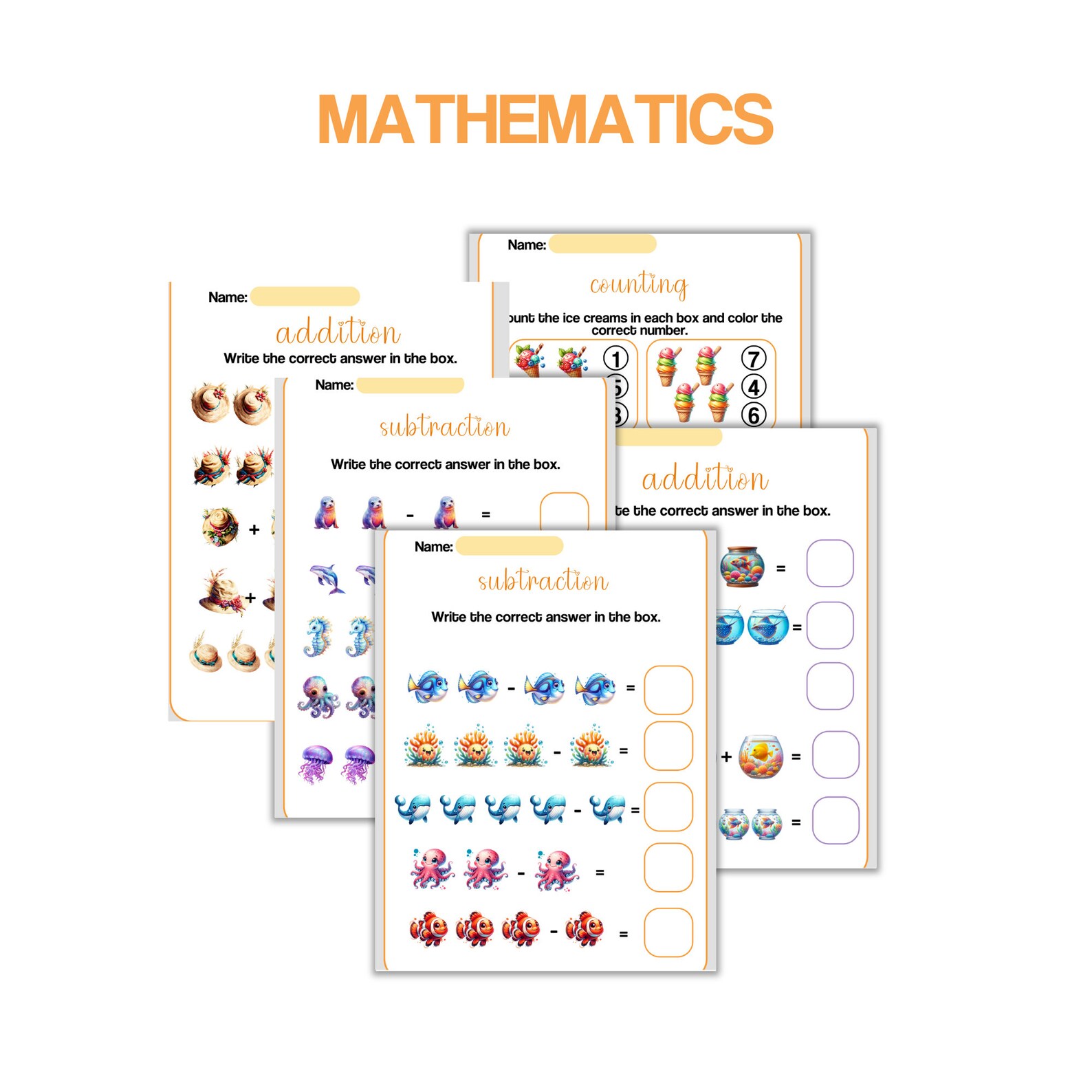 Summer Homeschool Activities Printable Educational Printable Preschool ...