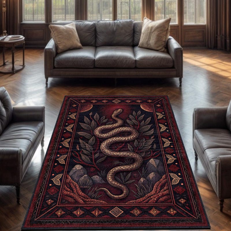 Snake Rug - Etsy