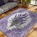 Art Deco House Fly Rug, Bug and Flowers Vintage Rug, Floral Persian Rug ...