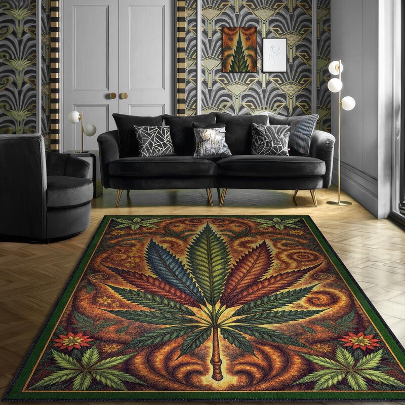 Trippy Rug - Etsy