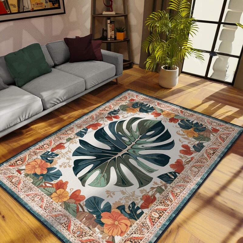 Leaf Rug - Etsy