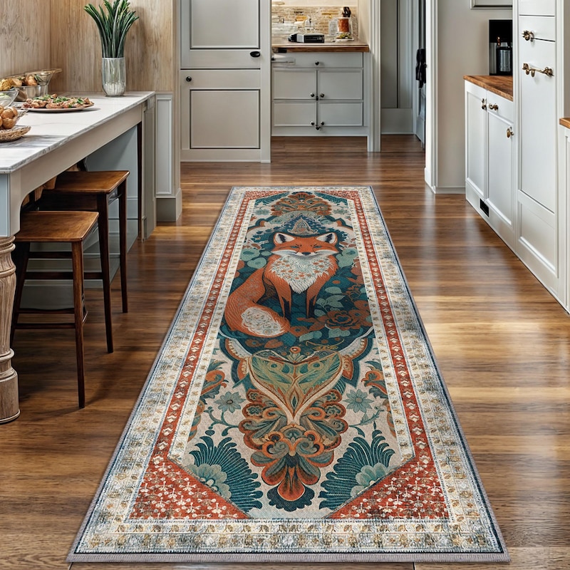 Fox Rug Runner - Etsy