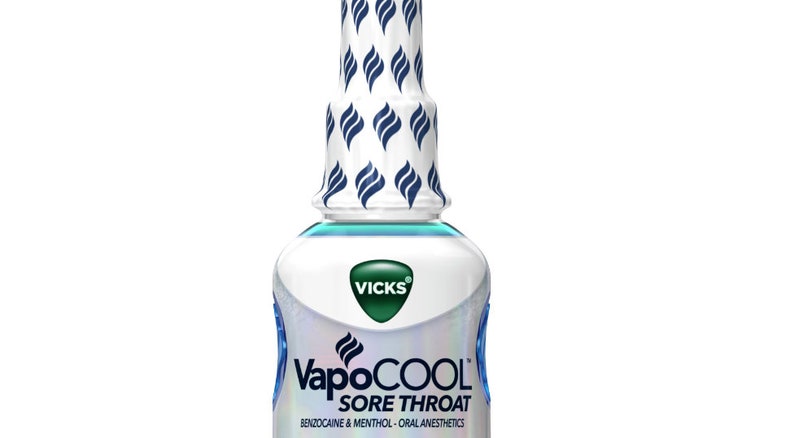 Vicks Vapocool Sore Throat Spray, Powerful Sore Throat Numbing Relief ...