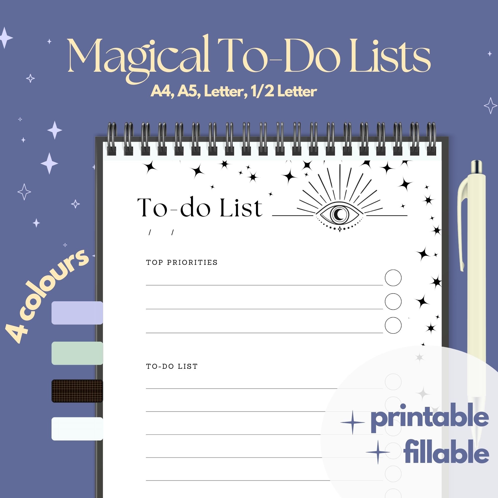 Magical To-do List Printable Aesthetic Daily to Do List Task - Etsy