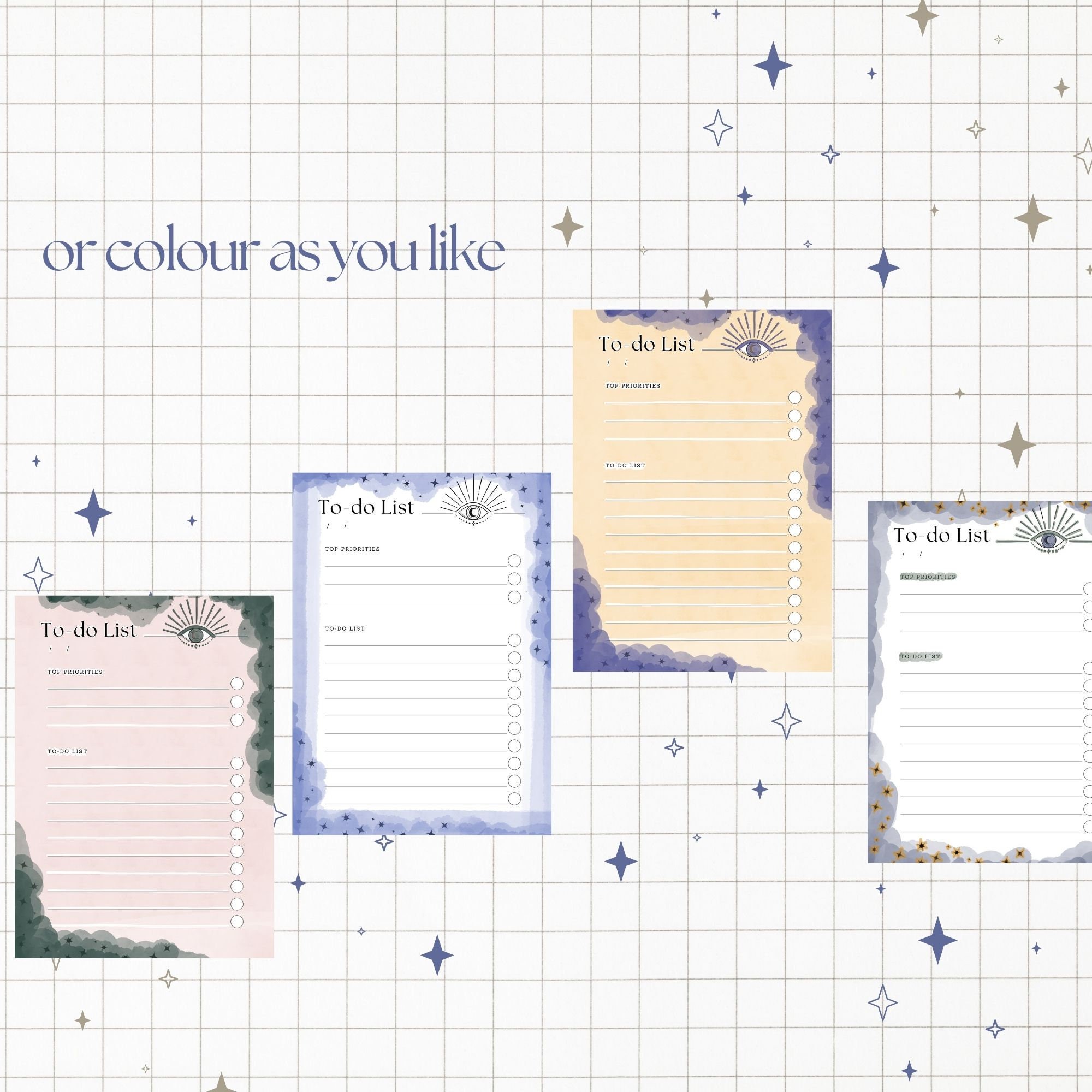 Magical To-do List Printable Aesthetic Daily to Do List Task - Etsy