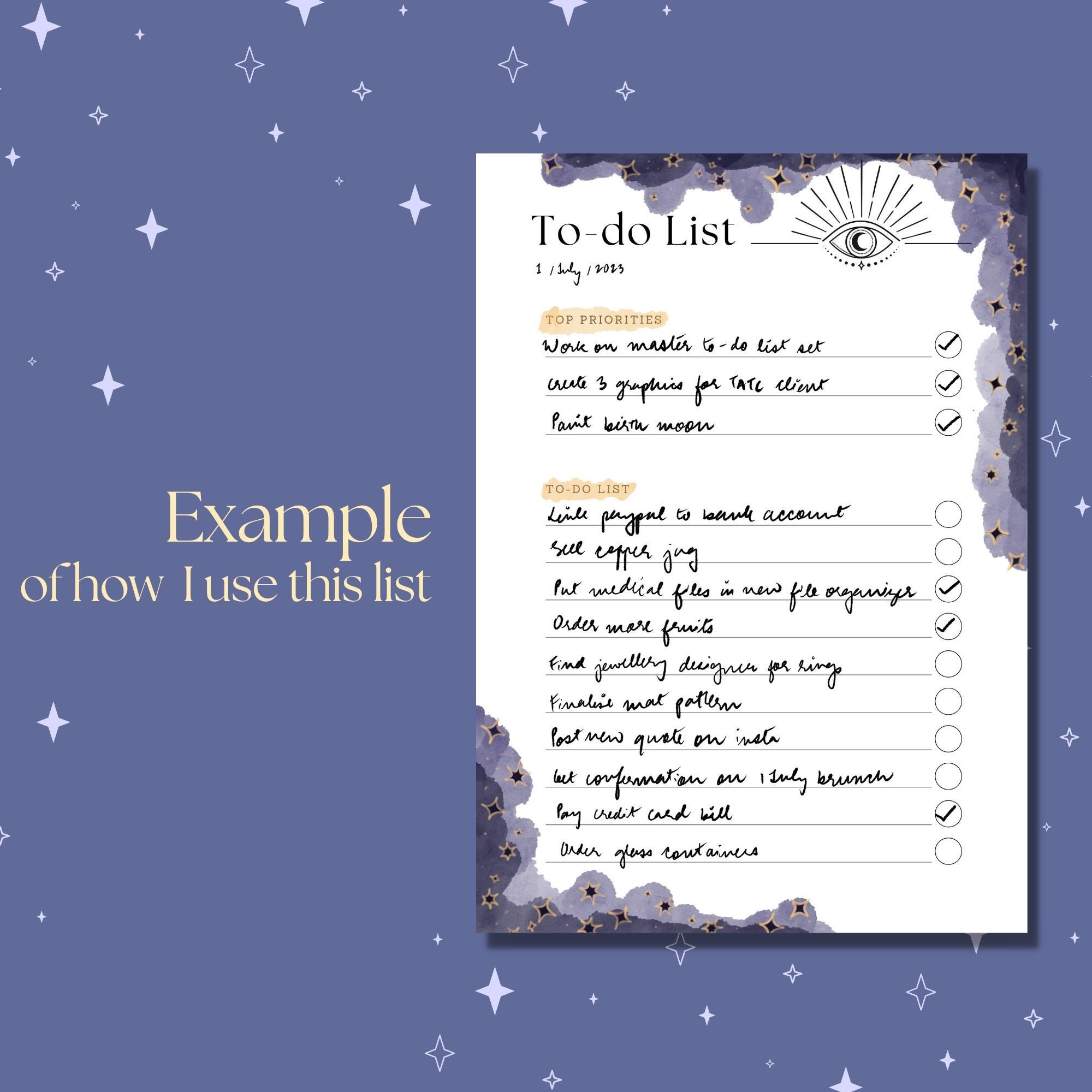 Magical To-do List Printable Aesthetic Daily to Do List Task - Etsy