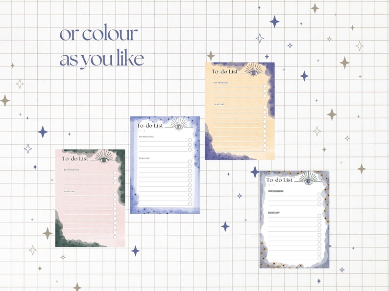 Magical To-do List Printable, Aesthetic Daily to Do List, Task ...