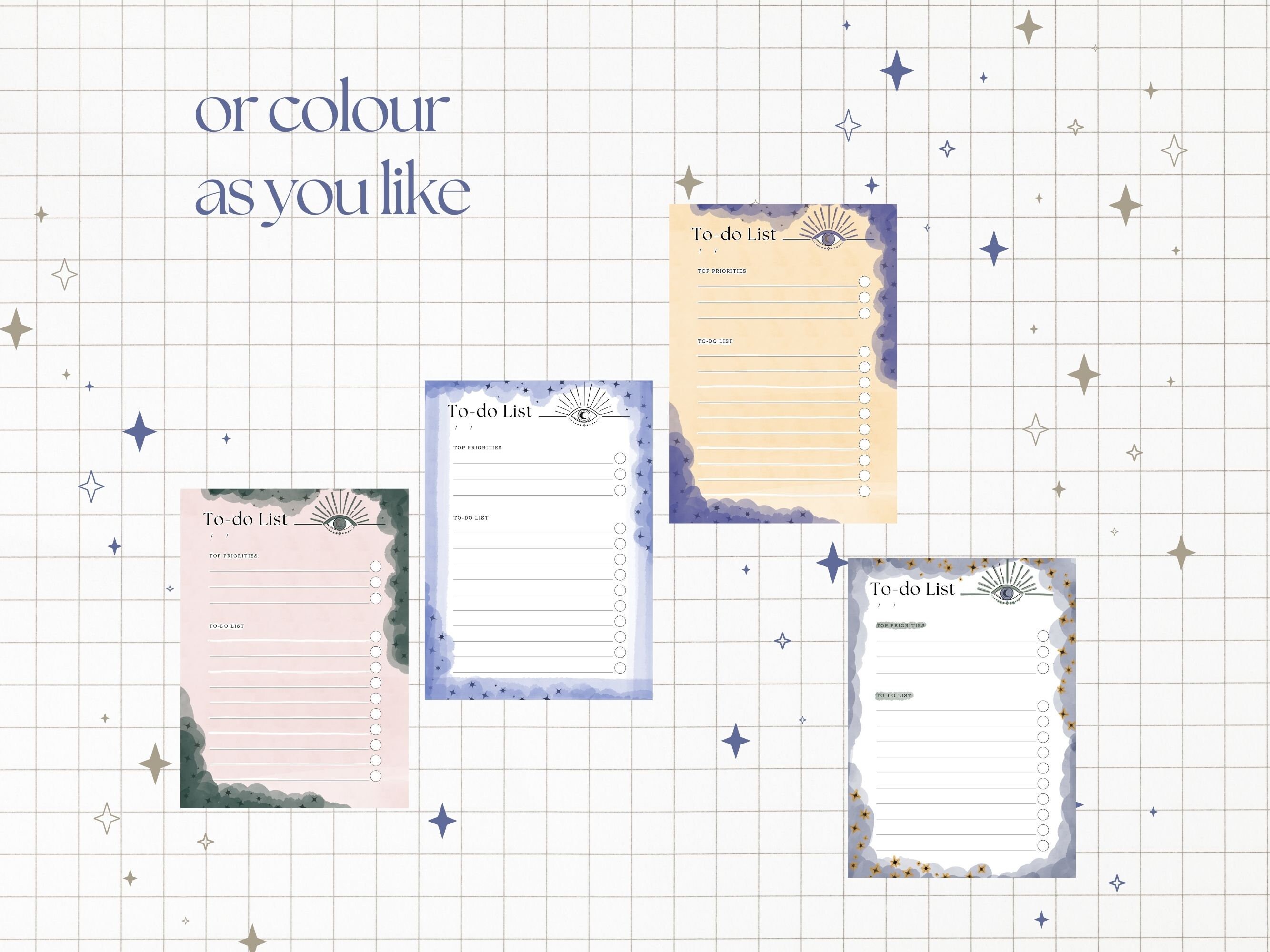 Magical To-do List Printable, Aesthetic Daily to Do List, Task ...