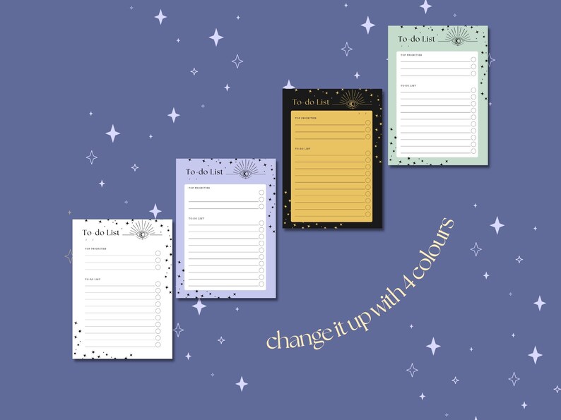 Magical To-do List Printable, Aesthetic Daily to Do List, Task ...