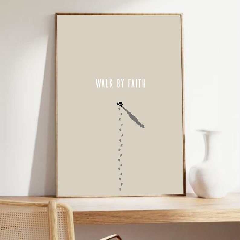 Minimalist Christian Modern Art Digital Print Bible Sketches Bible Wall ...