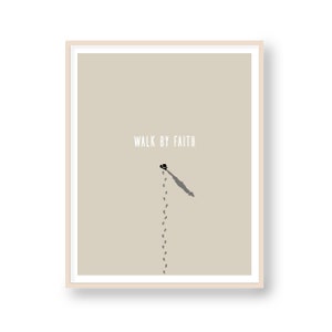 Minimalist Christian Modern Art Digital Print Bible Sketches Bible Wall ...