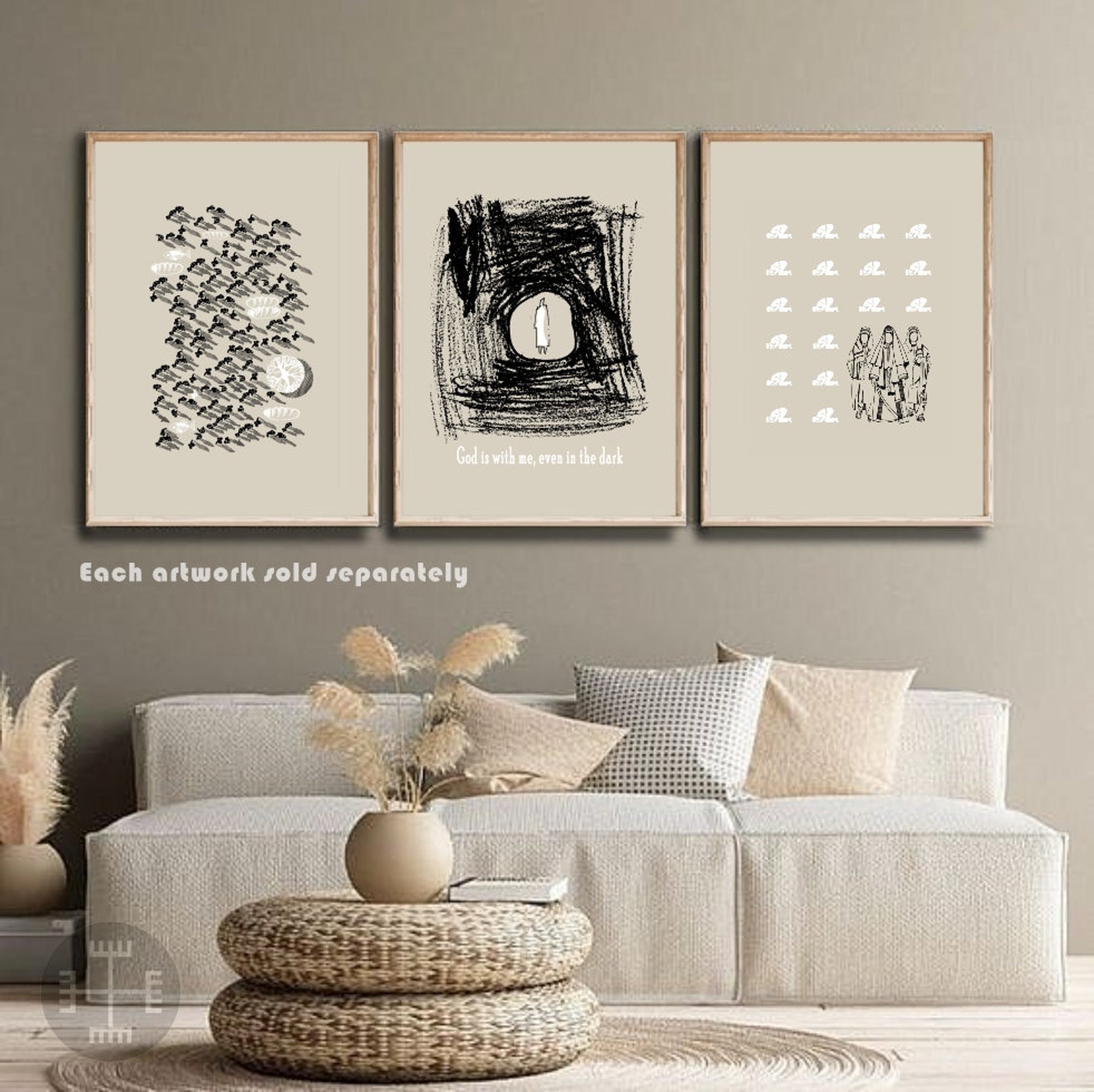 Jesus Art Work Bible Sketches Christian Painting Minimalist Modern ...