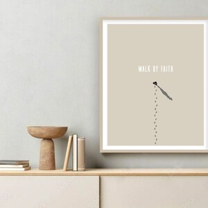 Minimalist Christian Modern Art Digital Print Bible Sketches Bible Wall ...