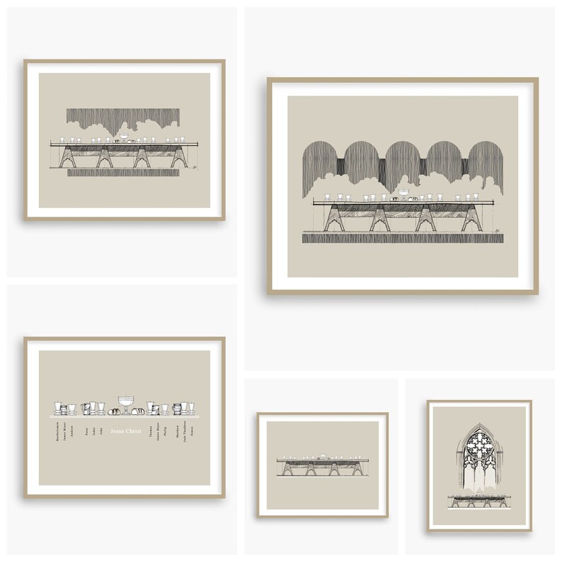 Walk by Faith Print: Minimalist Christian Art Sketch (digital Download ...