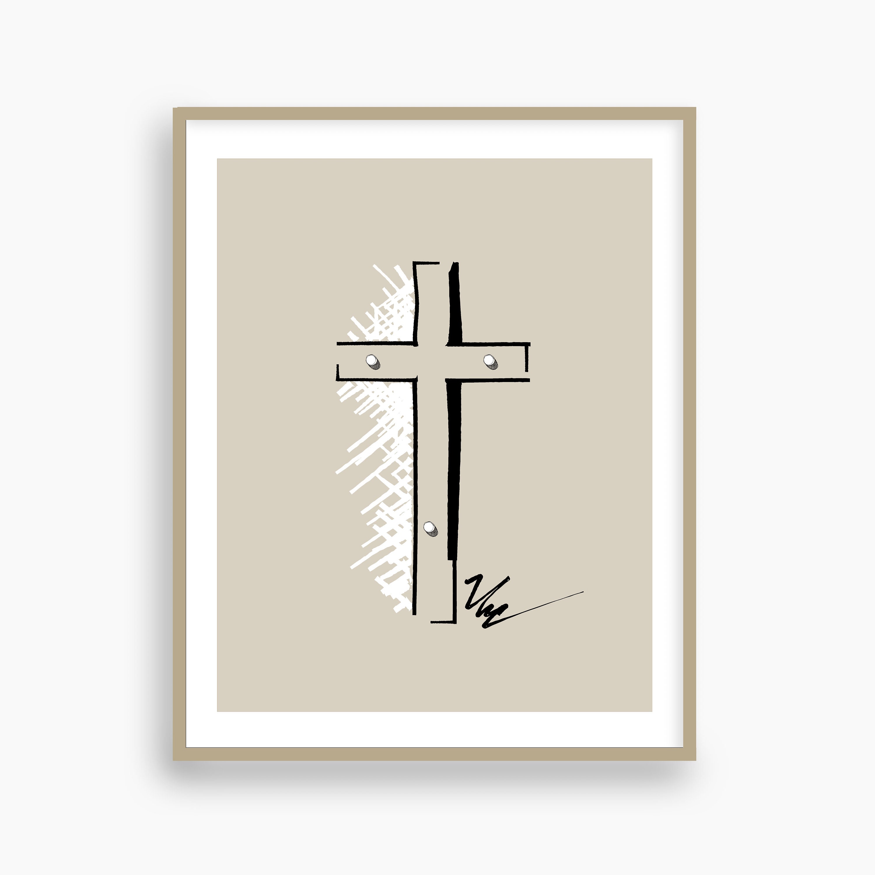 Religious Cross Drawings