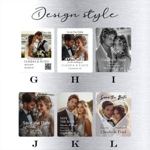 Save the Date Magnet Photo for Wedding Invitations, Personalized Save ...
