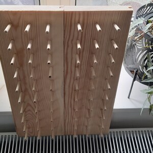Wall Mounted 30 Spool Thread Rack Holder (custom-made) - Etsy