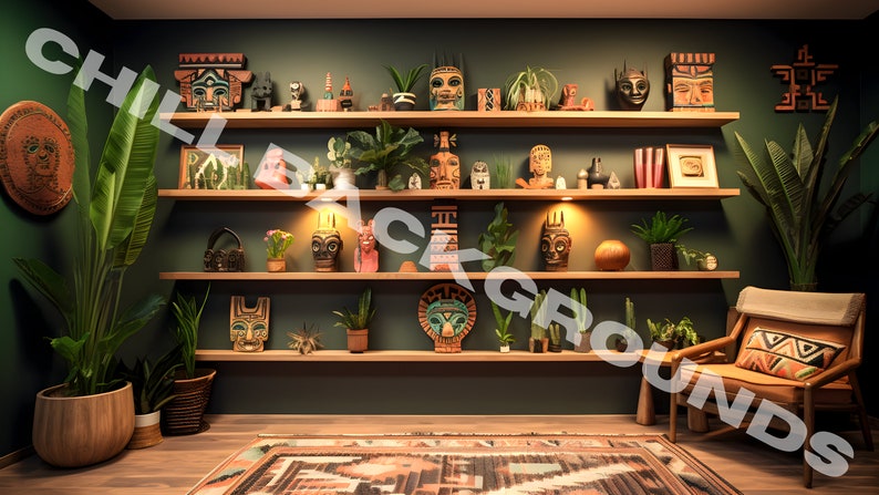 Aztec, Mayan, Mesoamerica Background, AI Art, Virtual Background, Zoom ...