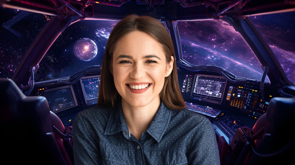 Spaceship Background, Cockpit Background, Virtual Background, Zoom ...