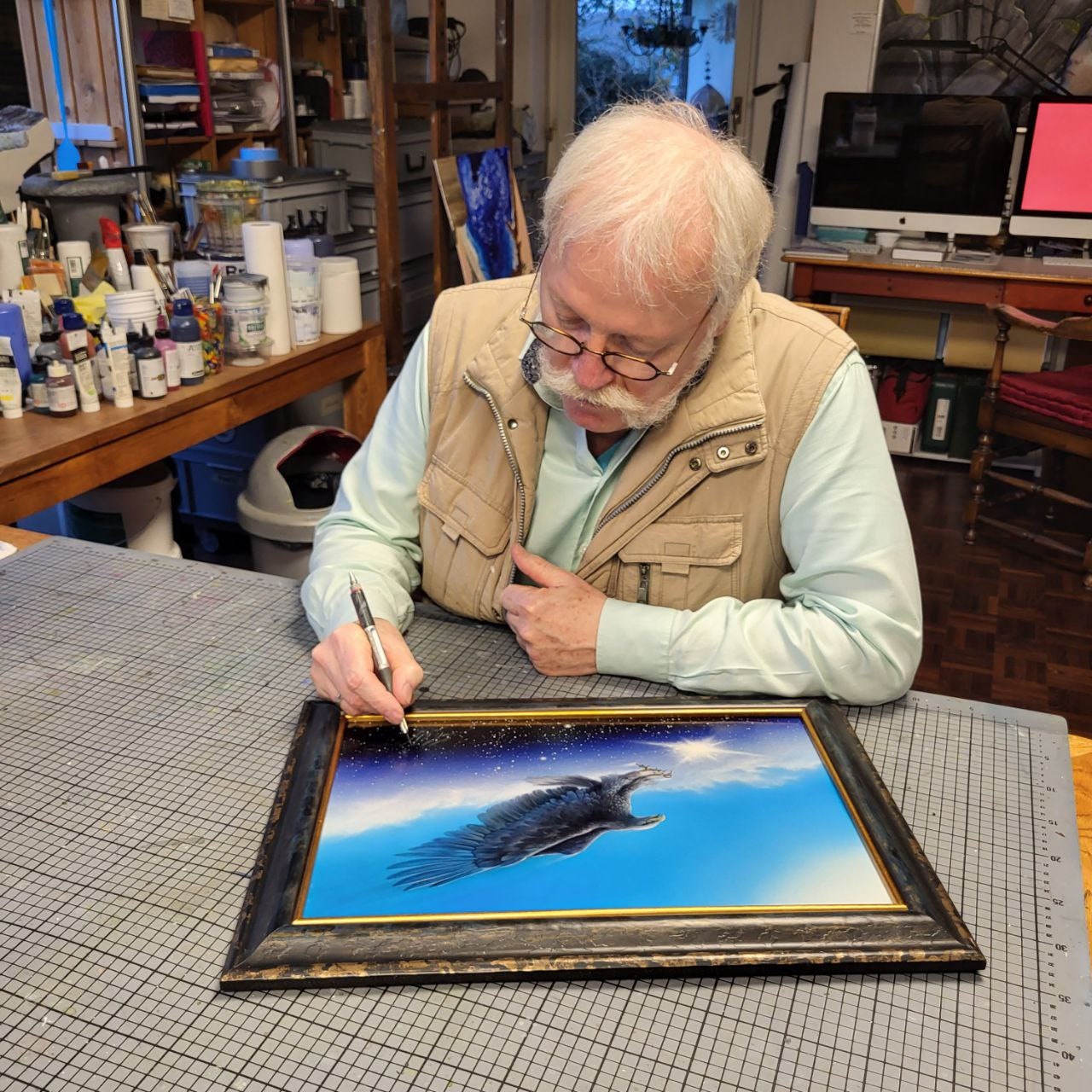 Nach Dem Stern Greifen Carl-w. Roehrig Signed - Etsy