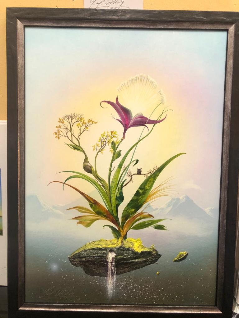 Carl W. Röhrig flowerdream Original and Signed 55x40 - Etsy