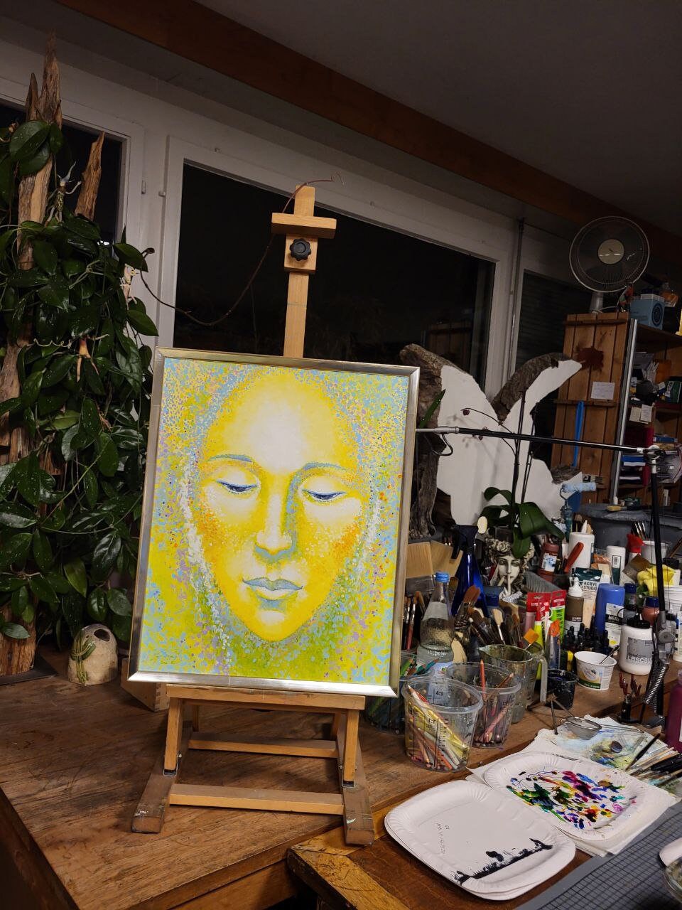 Joan of Ark Carl W Röhrig Original Acrylic - Etsy