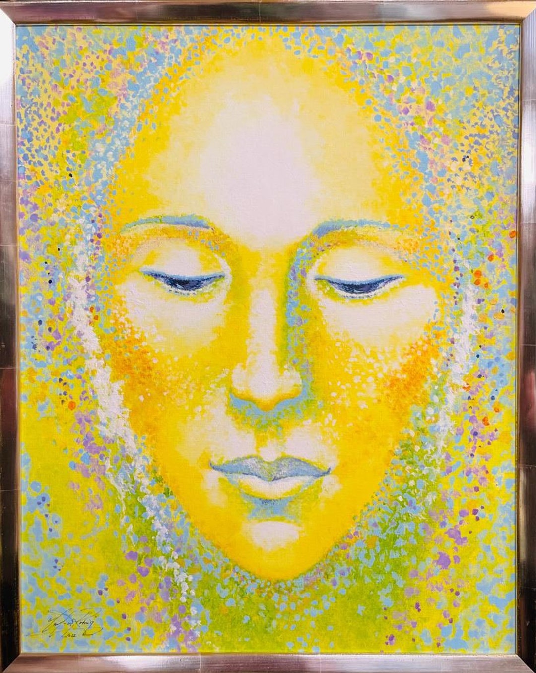 Joan of Ark Carl W Röhrig Original Acrylic - Etsy