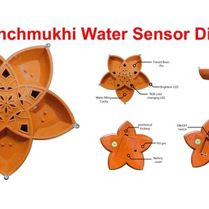 Battery Operated Indian Diya | Water Activated Light Decor Dia ...