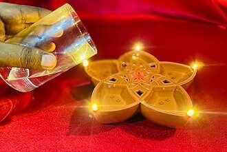 Battery Operated Indian Diya | Water Activated Light Decor Dia ...