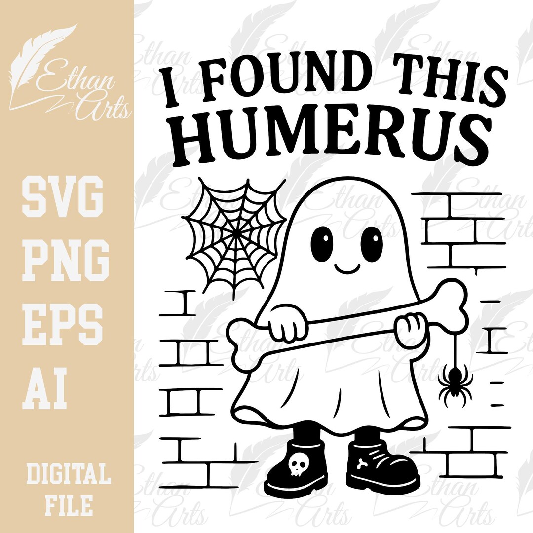 I Found This Humerus Halloween Design SVG PNG | Cute Halloween Design ...