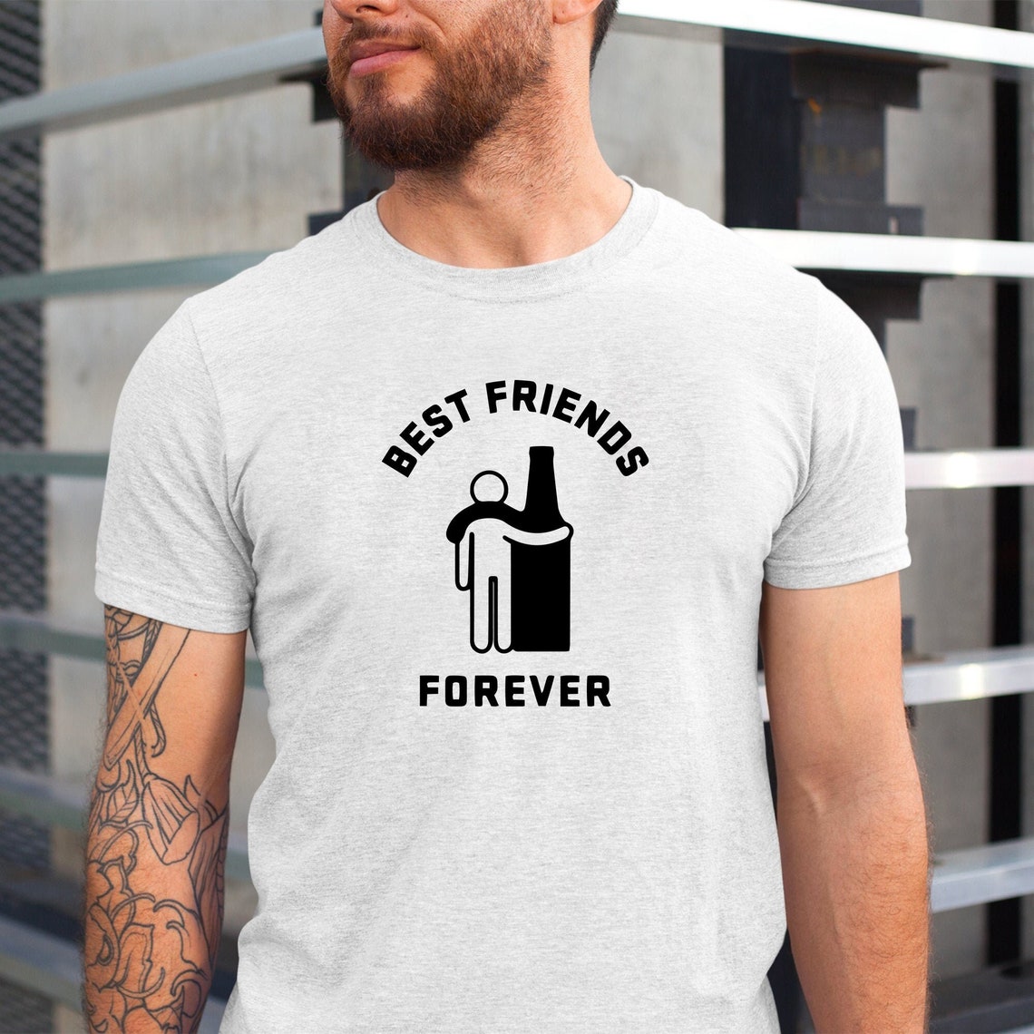 Best Friend Forever Funny Beer Design SVG, PNG, EPS Digital Download ...