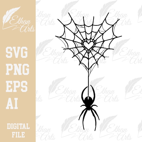 Heart Spider Web - Etsy