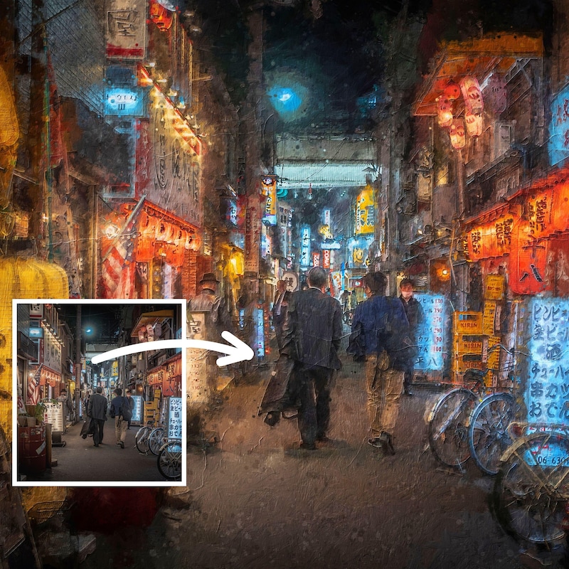 Photo Turned to Artwork - Etsy