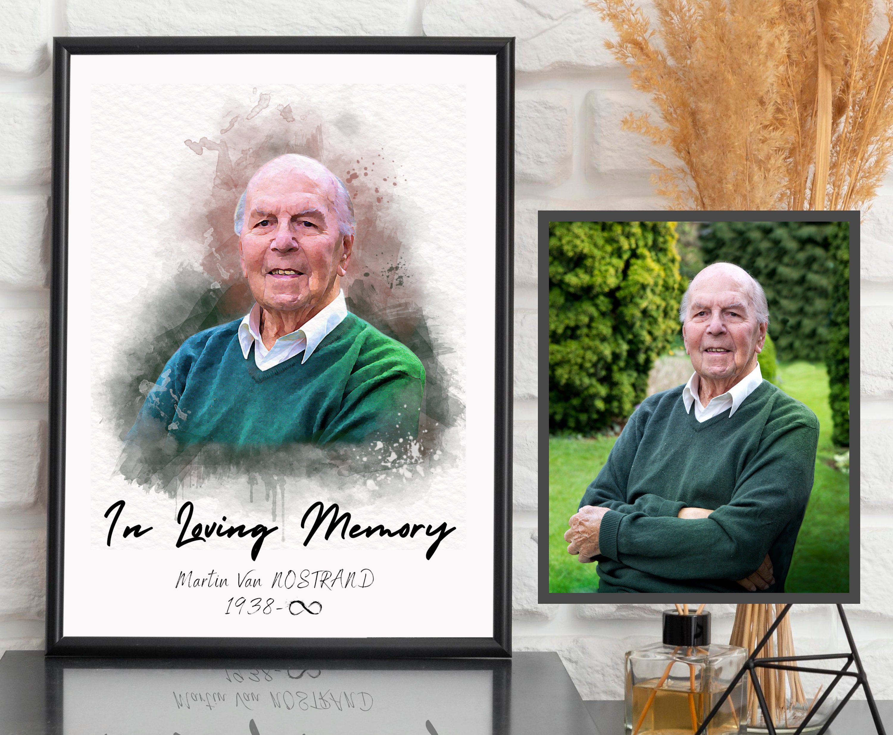 In Loving Memory Gift, Loss of Mother, Loss of Father, Condolence Gift ...